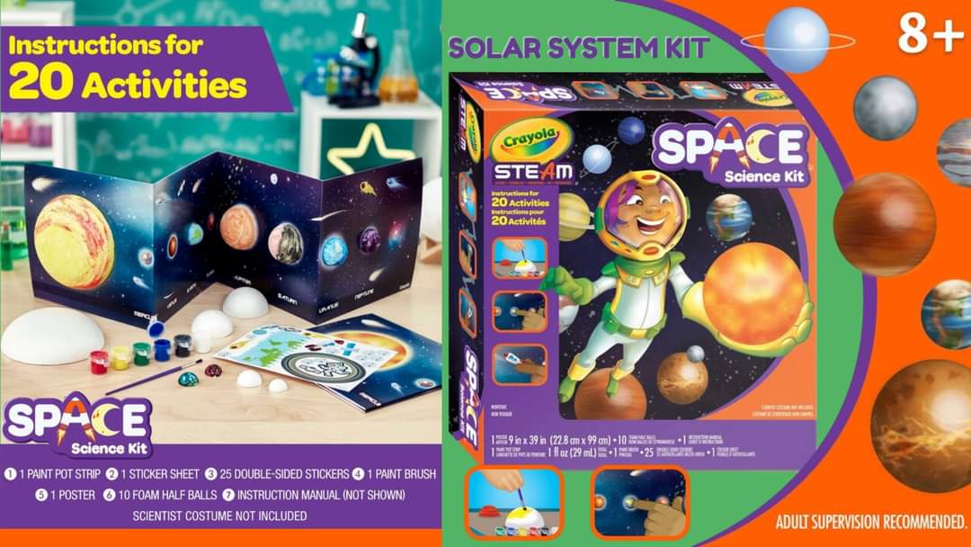 Crayola Space Science Kit - Solar System – Nifty Wholesale